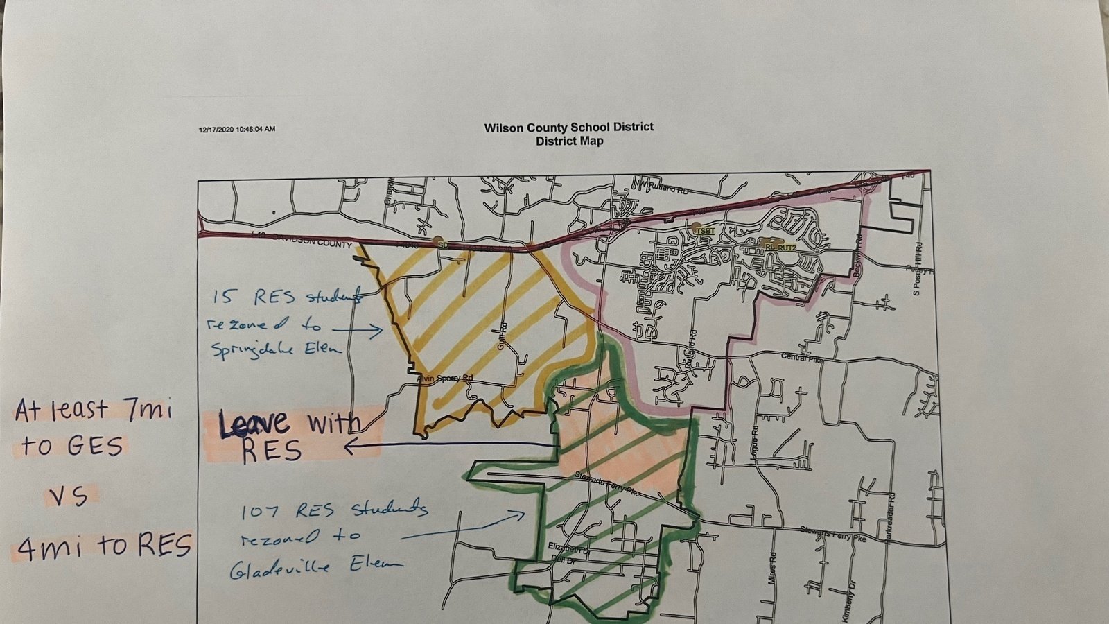 Petition · Rutland and Gladeville school rezoning proposal - United ...