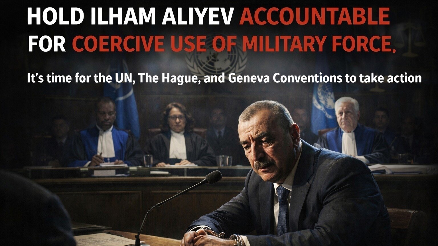 Petition · Hold President of Azerbaijan Ilham Aliyev accountable for ...