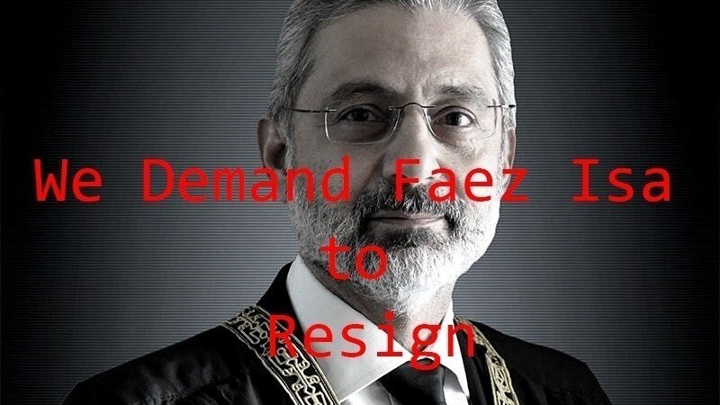 Petition · People of Pakistan Demand The Resignation of Qazi Faez Isa ...