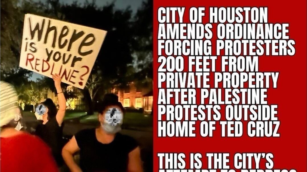 Petition · Reject Amendment Limiting Houstonians' Right to Protest ...