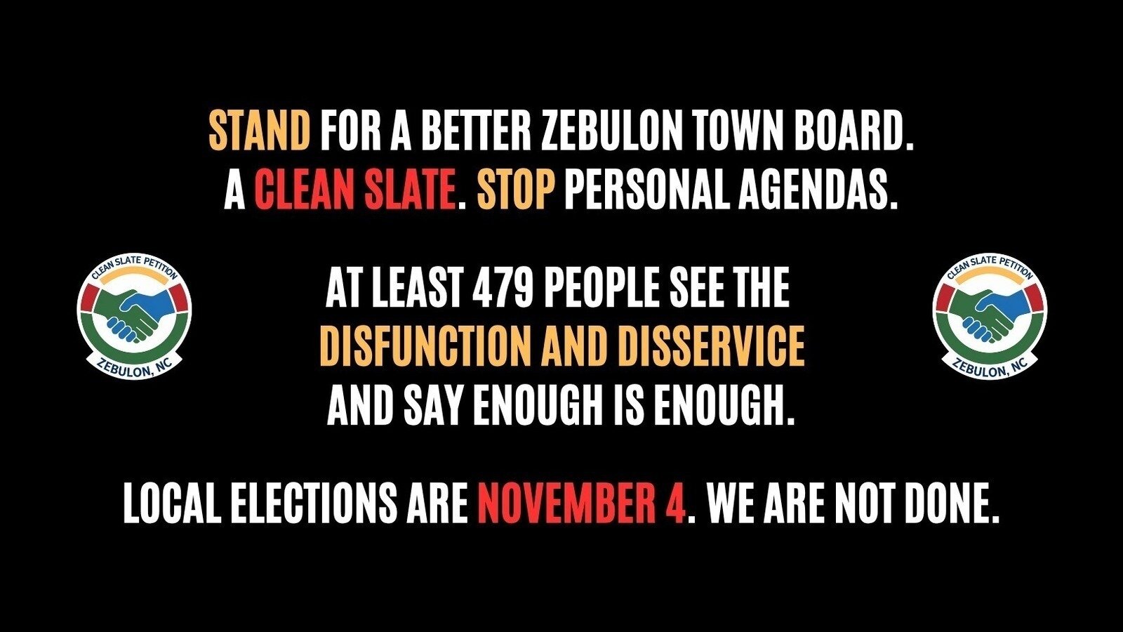 Petition · CLEAN SLATE: Petition to Restore Public Confidence in Zebulon Government - Zebulon ...