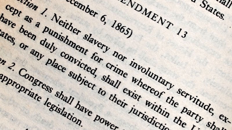 Petition · Reform the 13th Amendment so Slavery is no longer a ...