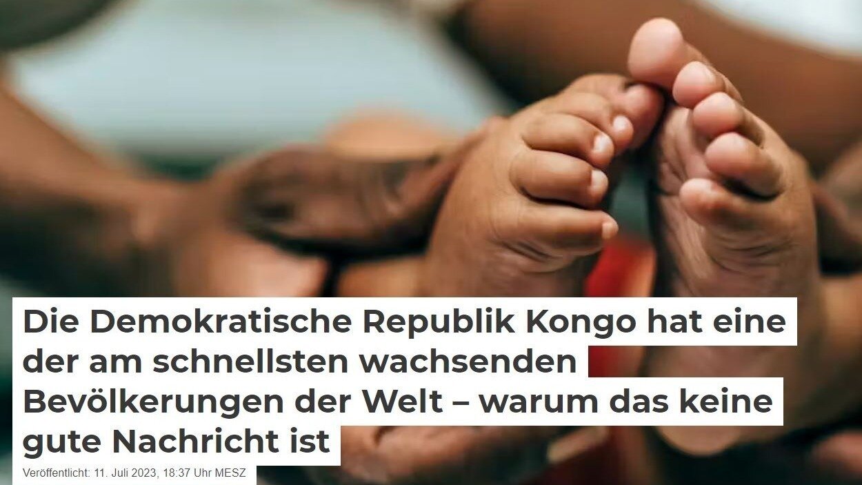 Petition update · DRC has one of the fastest growing populations in the ...