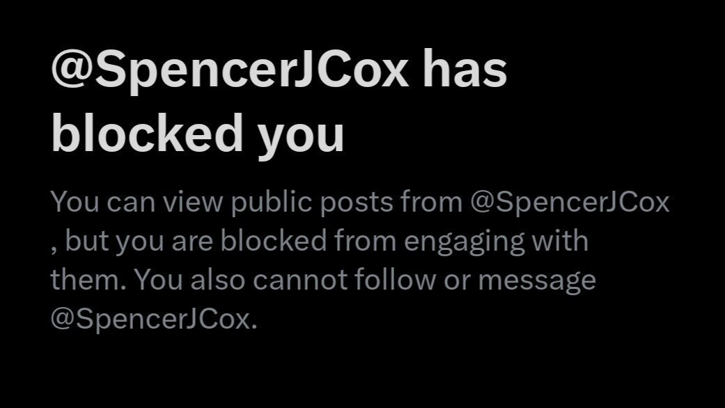 Petición · Governor Cox: Stop Blocking Critics on Social Media or Cease Official Use of ...