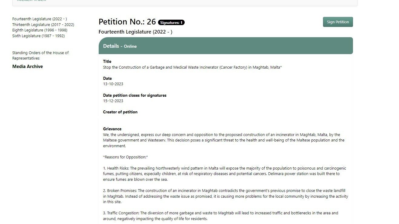 Petition update · PLEASE SIGN THE PARLIAMENTARY PETITION AS POLITICIANS ...