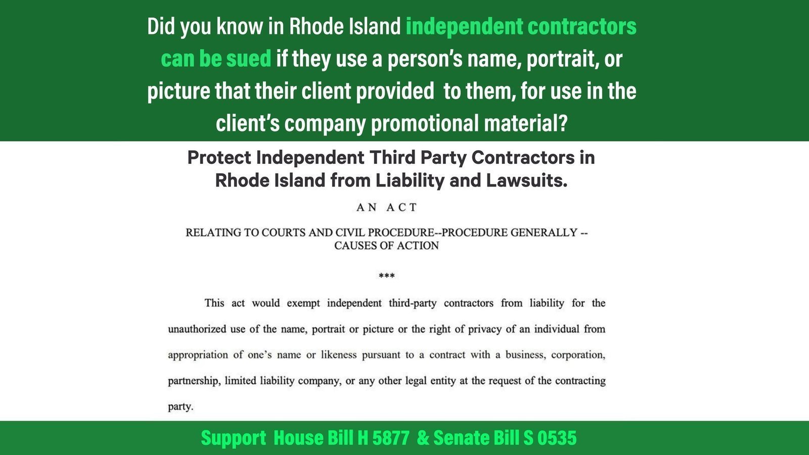 Petition · Protect Independent Third Party Contractors in Rhode Island ...