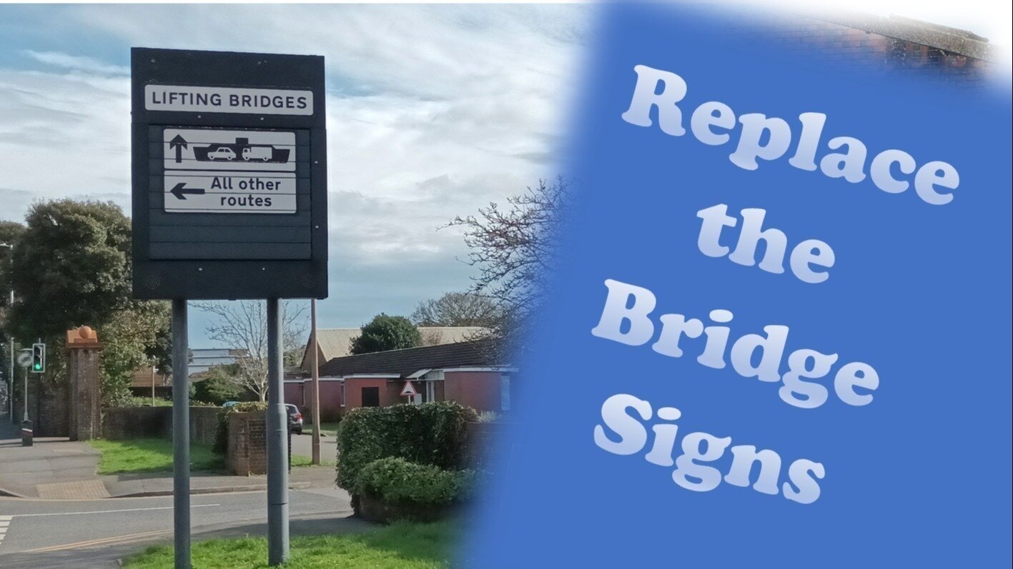 Petition · Replace the Outdated, Unreliable Bridge Signs - Poole ...