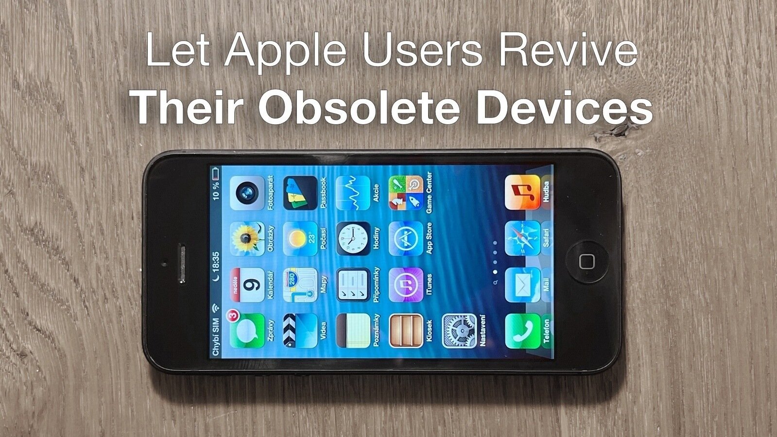オンライン署名 · Let Apple Users Revive Their Obsolete Devices - チェコ · Change.org