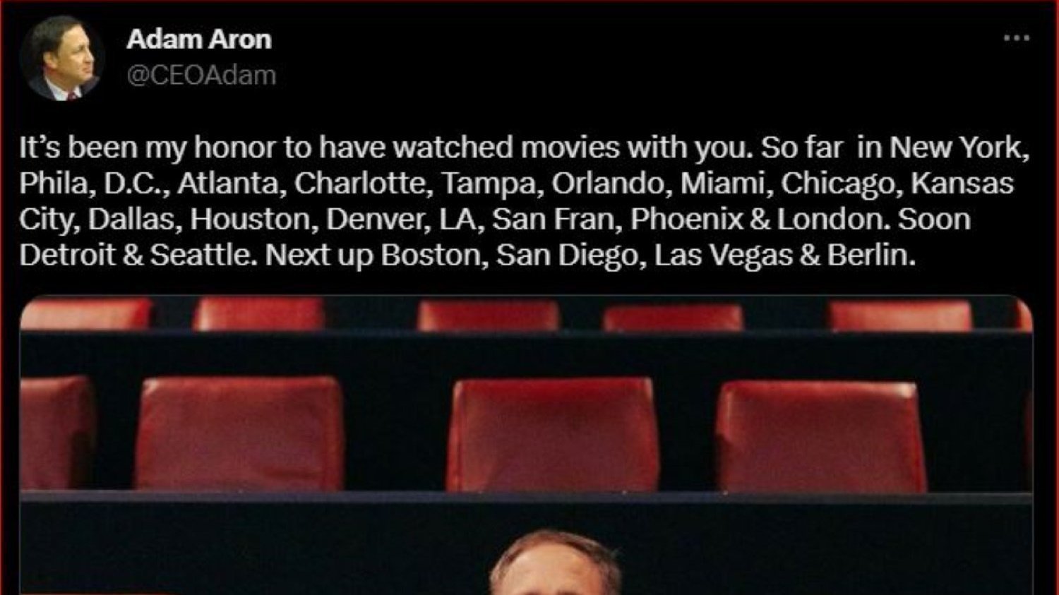Petition · AMC CEO Adam Aron, Please Host an Open Caption (On-Screen ...