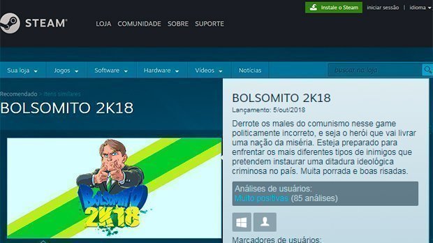 Petición · Steam: Remove political propaganda game 'Bolsomito 2K18' by ...