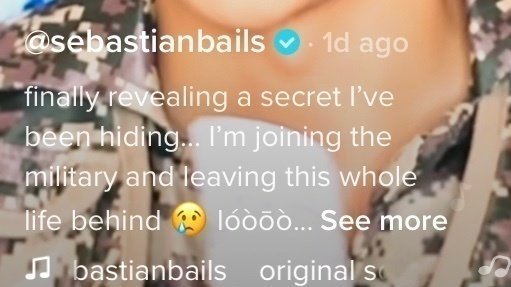 Petition · Draft Sebastian Bails to the US Army - United States ...