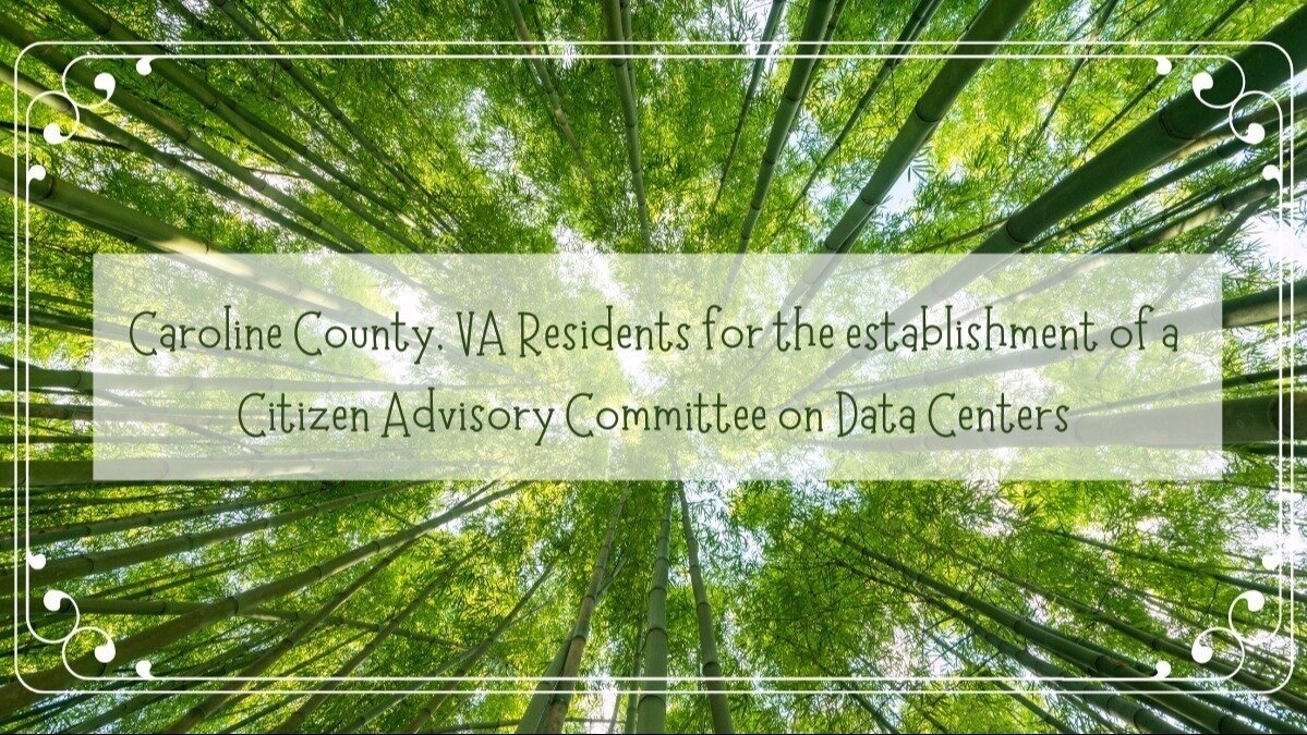 Petition · Caroline County VA Citizens for a Citizen Advisory Committee ...