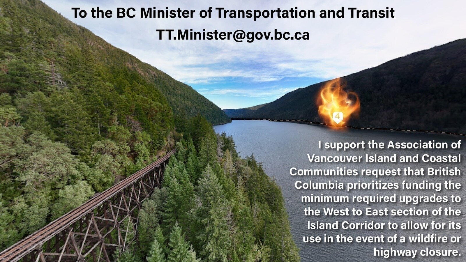 Petition update · A QUICK EMAIL IN SUPPORT OF VANCOUVER ISLAND RAIL ...