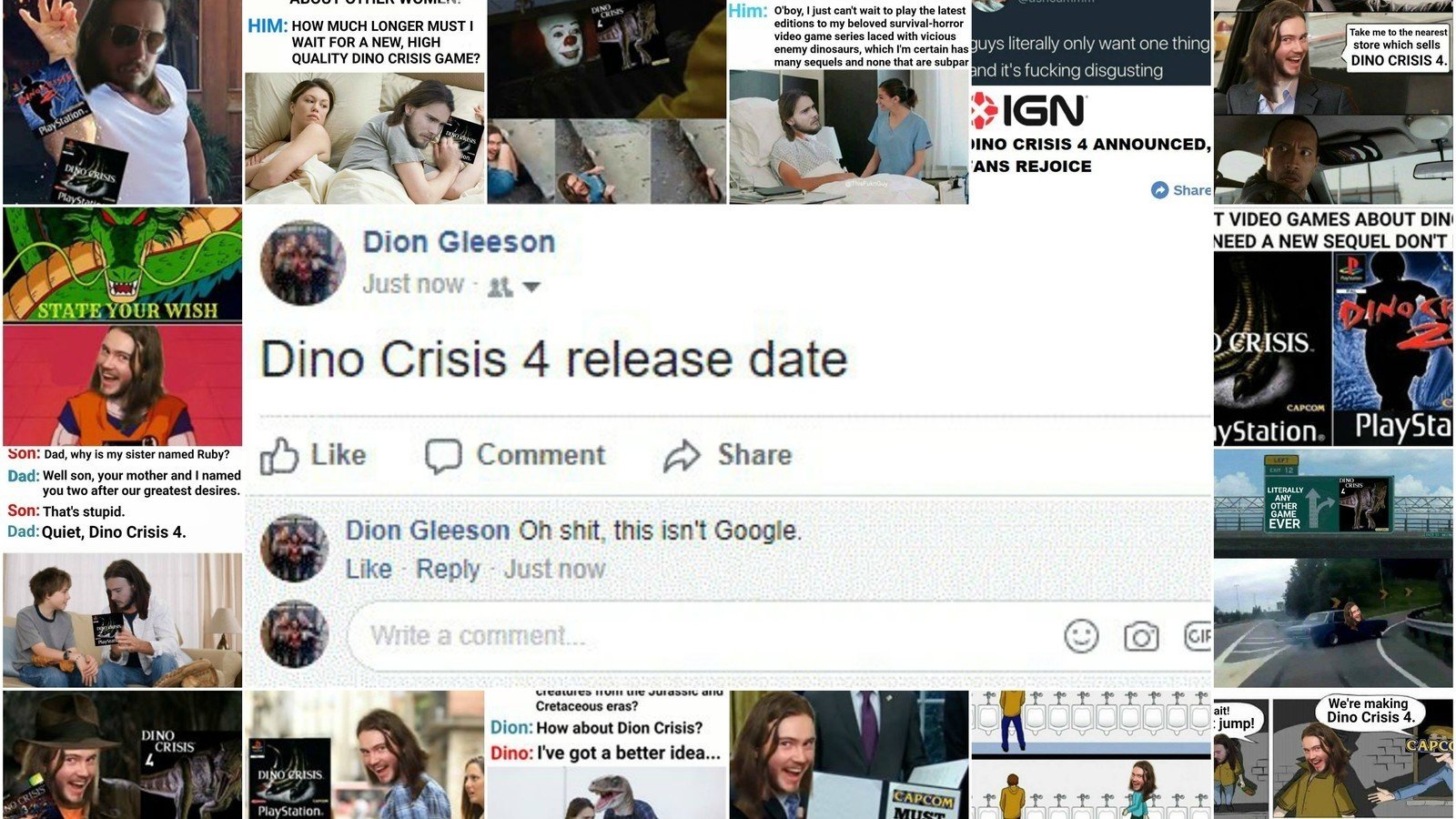 Petition · Announce Dino Crisis 4 So Dion Will Stop Making Intolerable ...