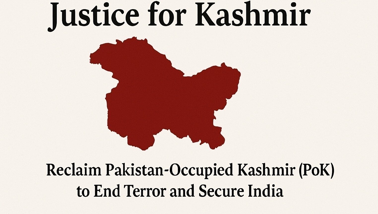 Petition · Justice for Kashmir:Reclaim Pakistan Occupied Kashmir (PoK ...
