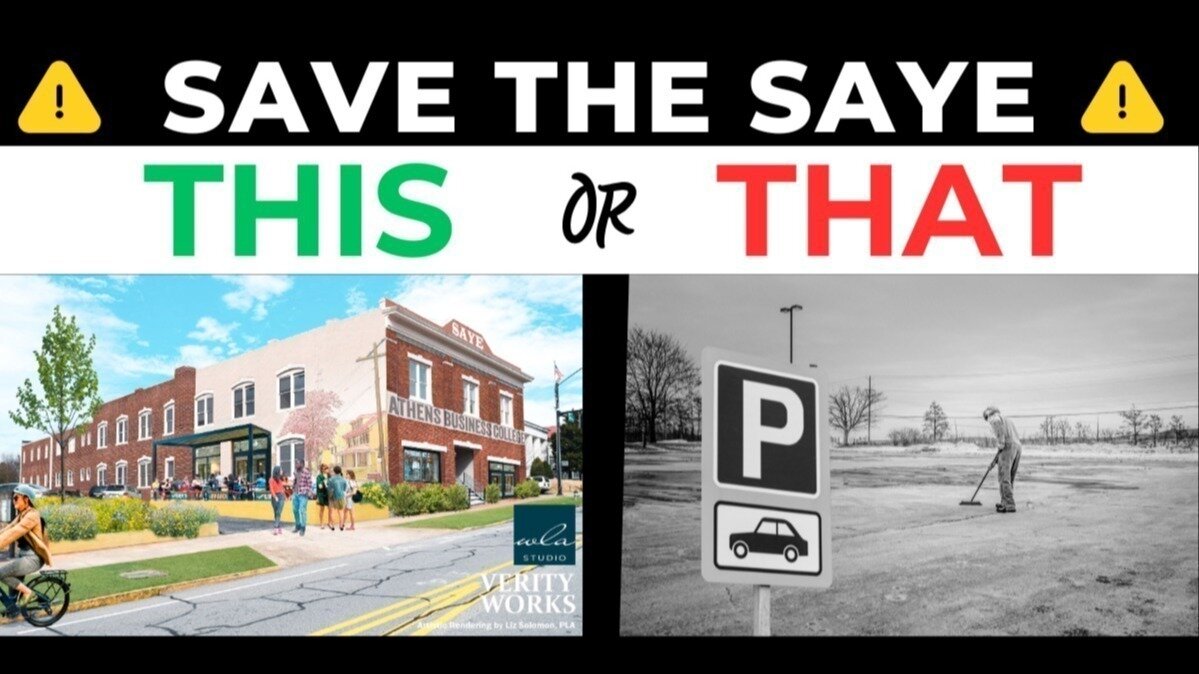 Petition · History or a Parking Lot? Help Save the Saye Building ...