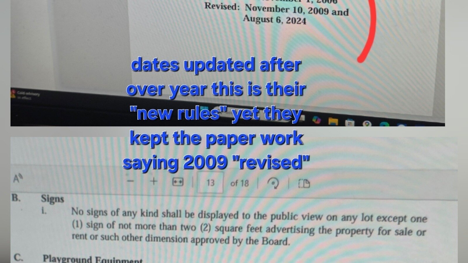 Petition update · HERE EXTRA PROOF AND TIMELINES THAT MY HOA CHANGED ...