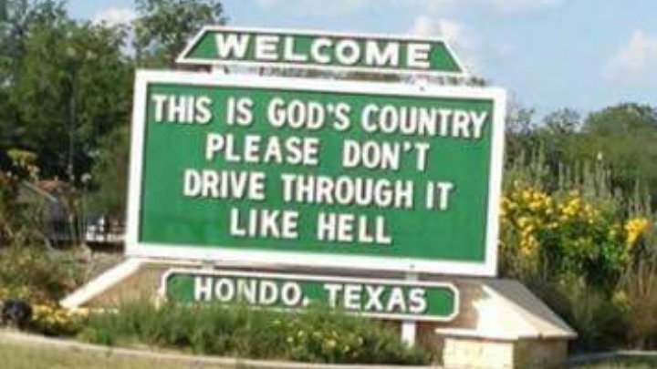 Petition · Keep Hondo's historic " This is God's country" sign up ...