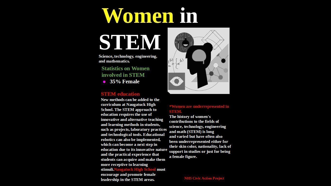 Petition · Women in STEM at NHS - United States · Change.org