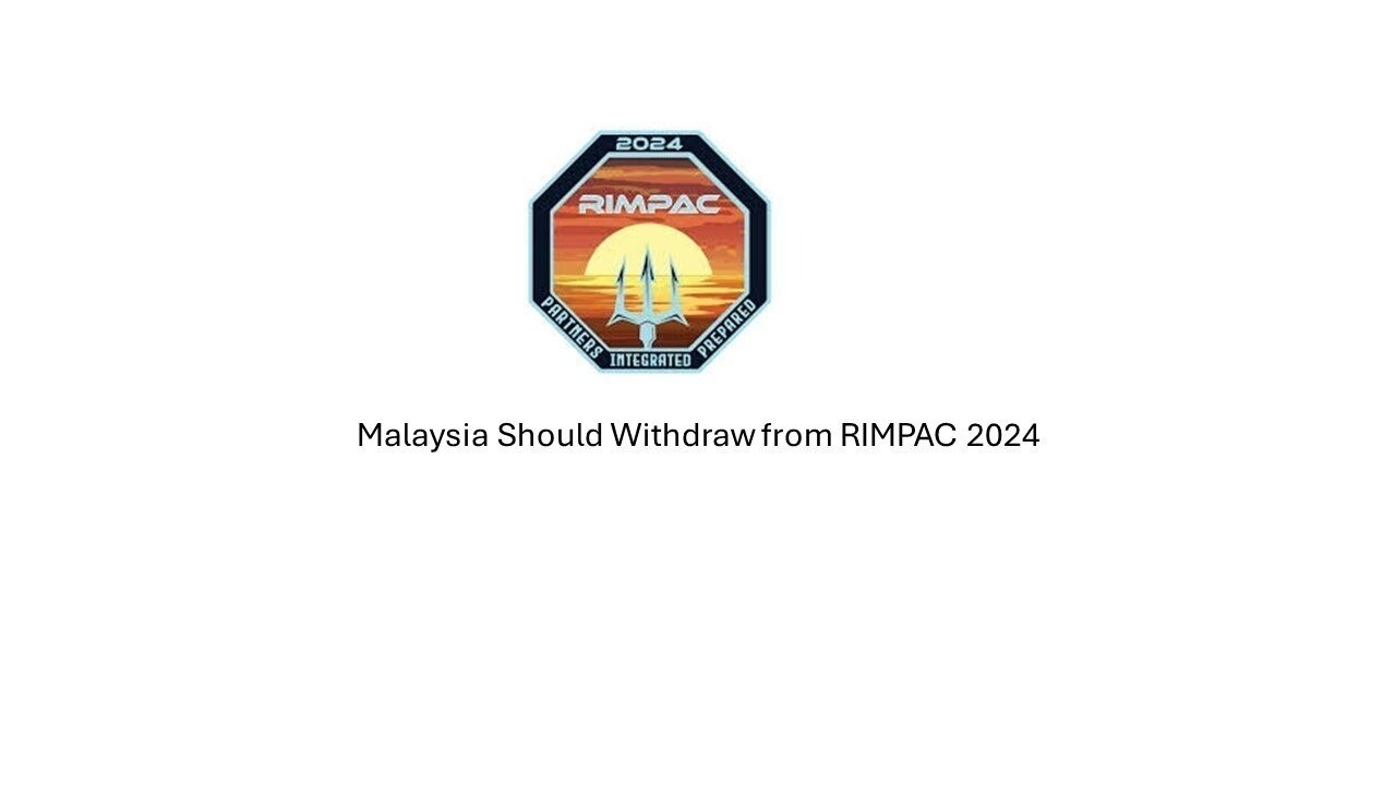 Petition · Withdraw from RIMPAC 2024 - Malaysia · Change.org
