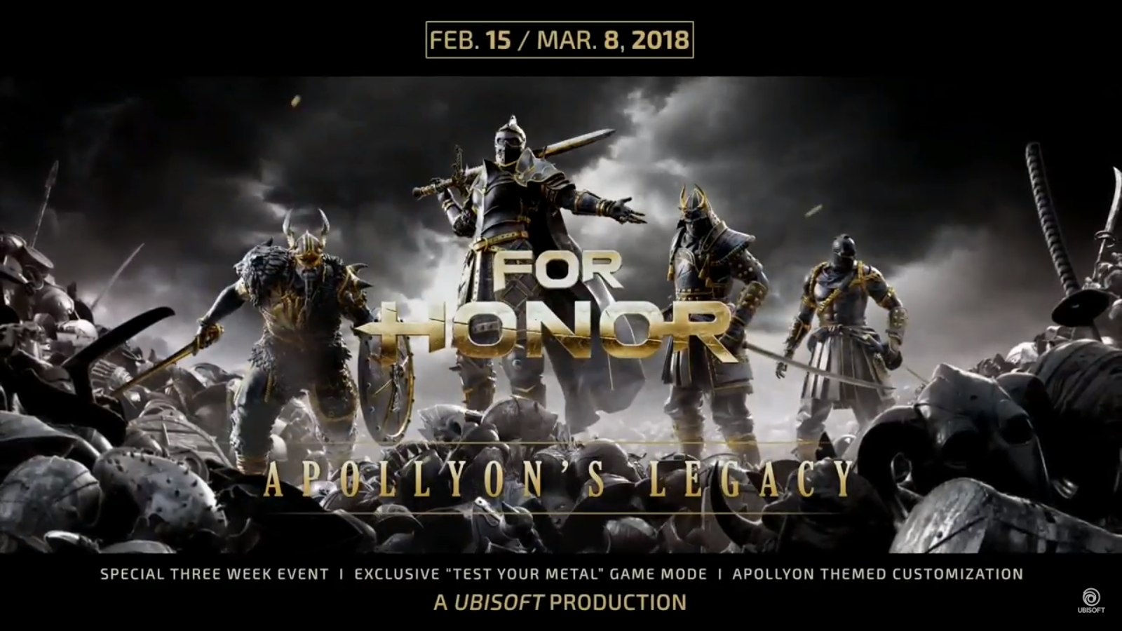 Petition · Bring back the "Test your metal" event in For Honor ...